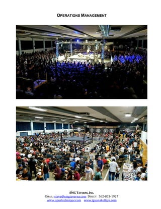 SMG Taverns, Inc. Portfolio | PDF