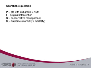Sm grade v avm | PPT