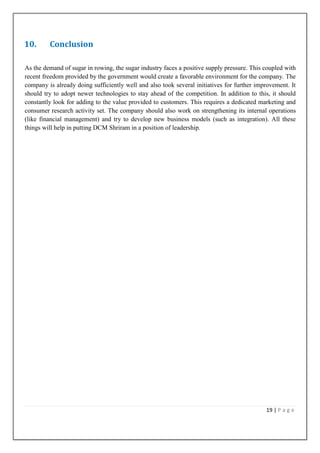 Strategy Report - Daurala Sugar Works | DOCX