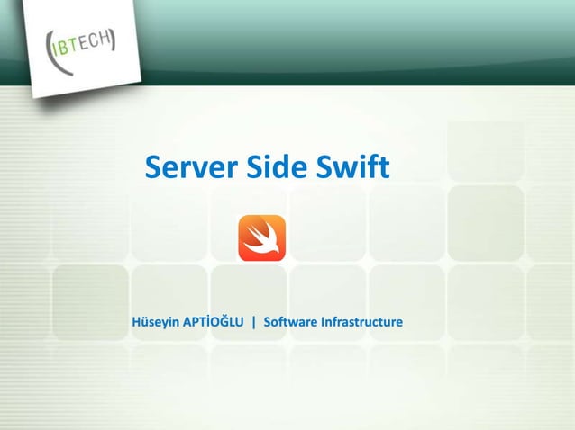 Server Side Swift | PPT