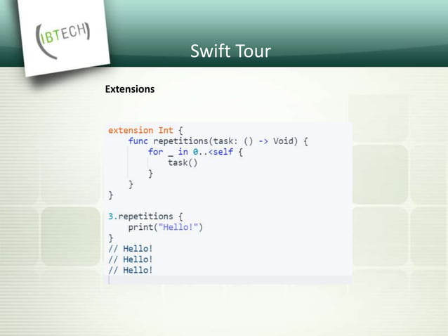 Server Side Swift | PPT