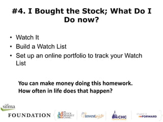 SMG Stock Research Worksheet 201: Answers to Students' Questions | PPTX