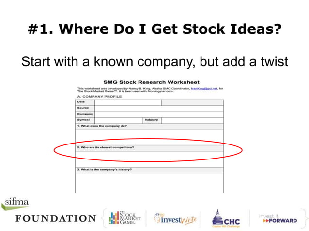 SMG Stock Research Worksheet 201: Answers to Students' Questions | PPTX ...
