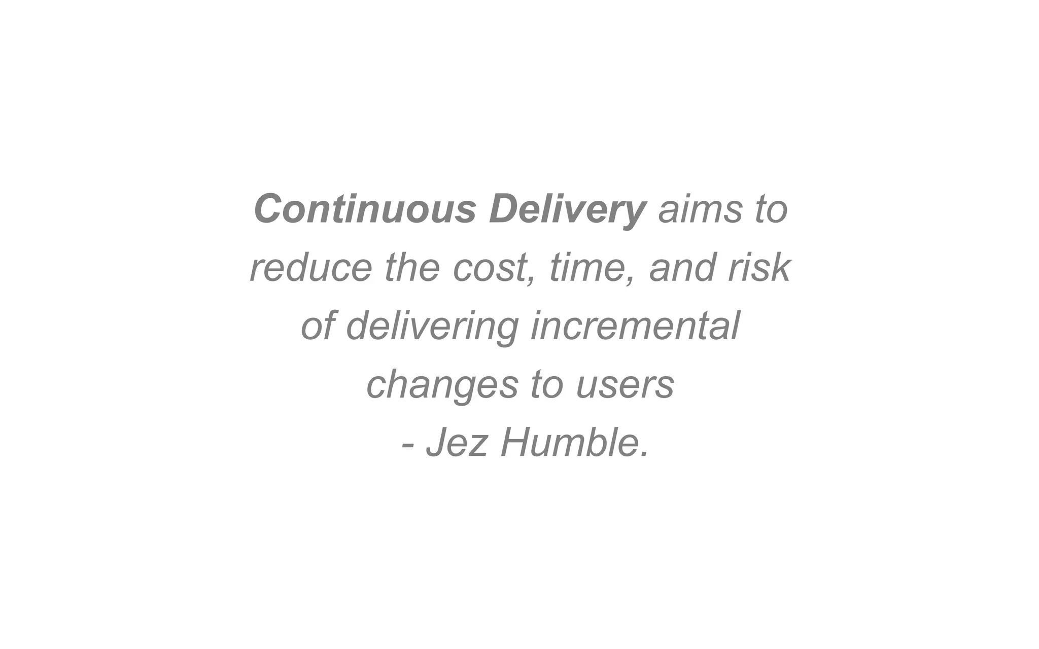 From Continuous Integration To Continuous Delivery And Devops Ppt