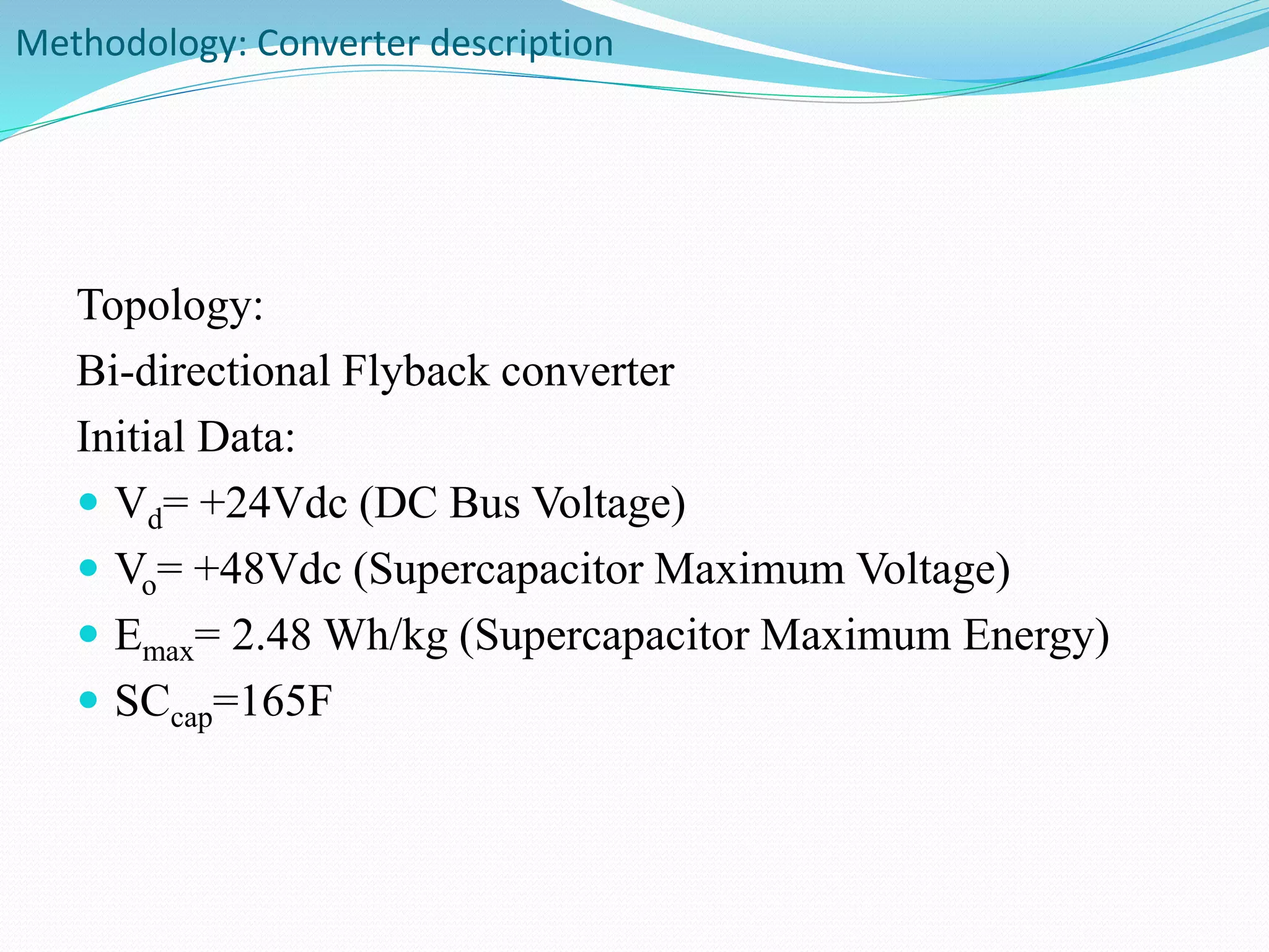 Bi-directional Flyback DC-DC Converter | PPTX