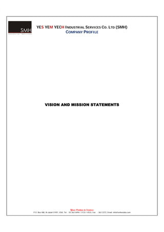 SMH COMPANY PROFILE | PDF