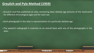 Skeletal Age Assessment and Maturity Indicators | PPTX
