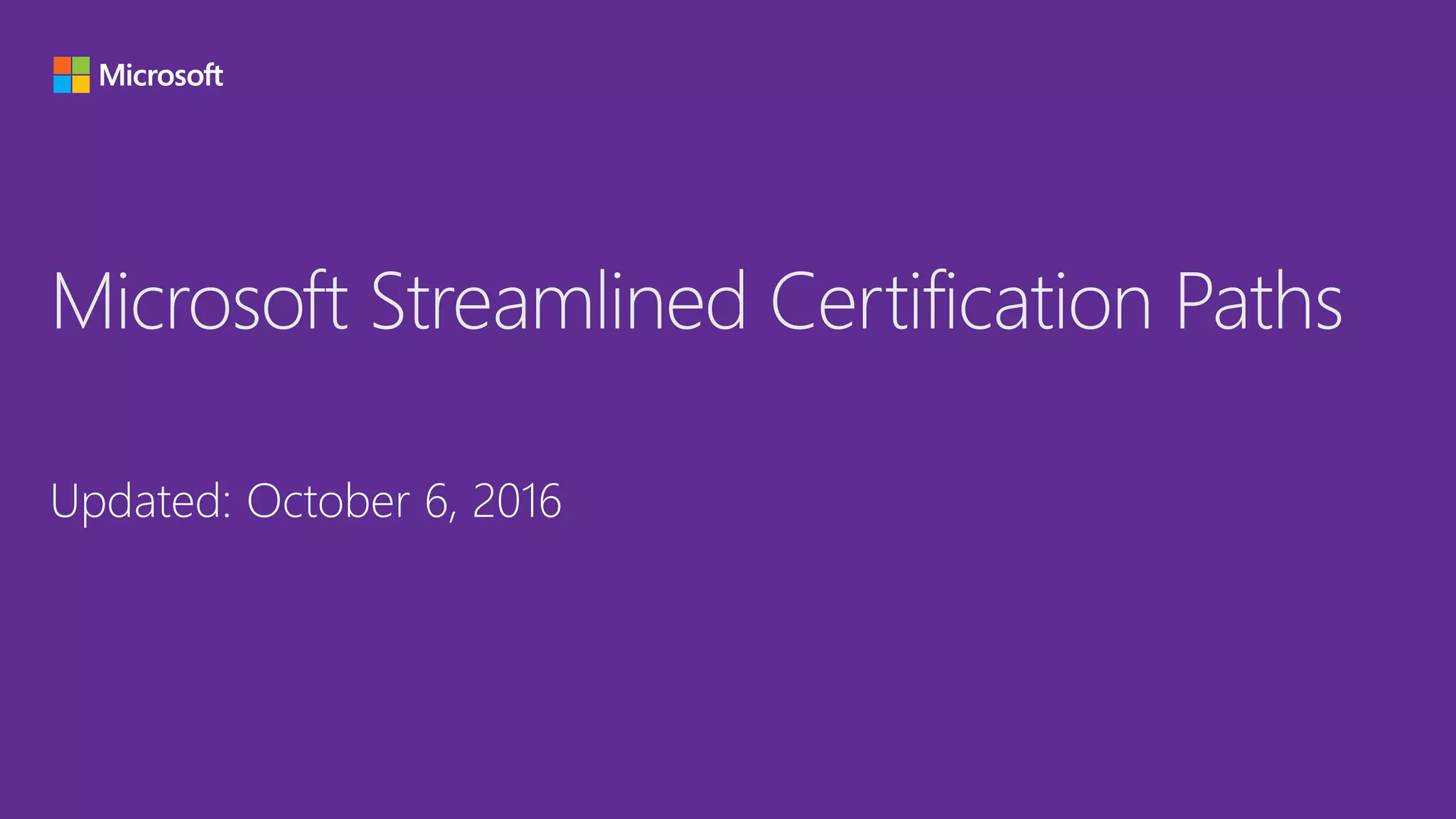 Microsoft-streamlined-certification-paths | PDF