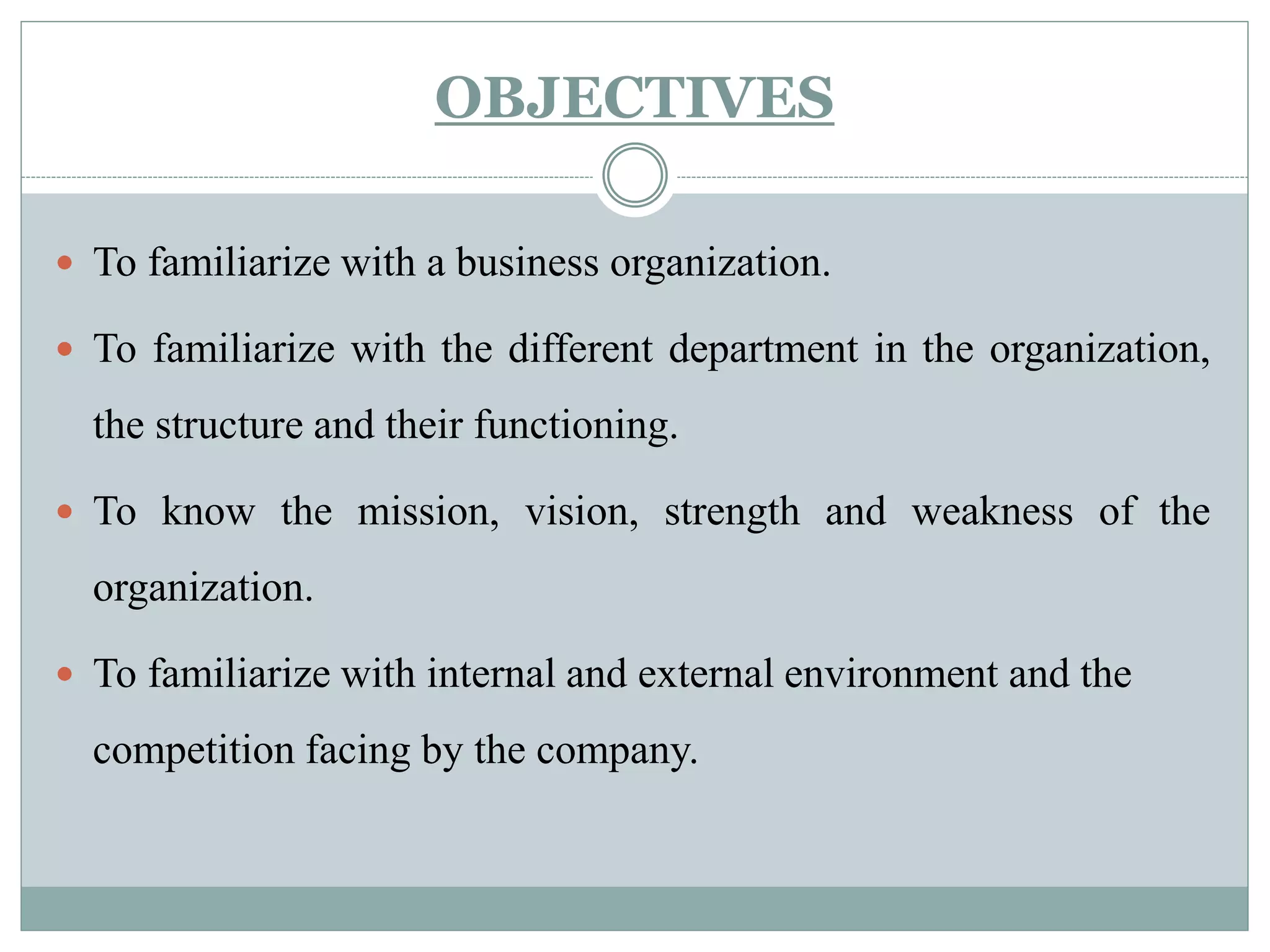 Smidhun organiations study at arjuna natural extracts ltd. | PPTX