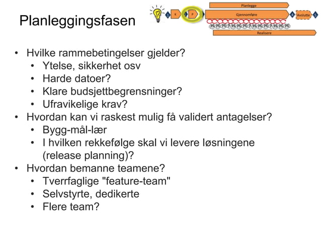 Prosjektveiviseren med Scrum | PPT