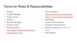 Roles and Responsibilities | RACI | PPT