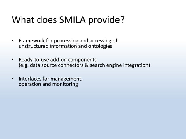 SMILA - The Integration Framework | PDF | Computer Software and ...