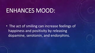 Health benefits of smile. Laughing benefits. | PPTX