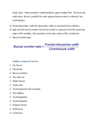 Smile analysis for orthodontists by Almuzian | DOCX | Dental Health ...