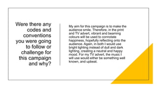 Smile Campaign Rationale | PPT