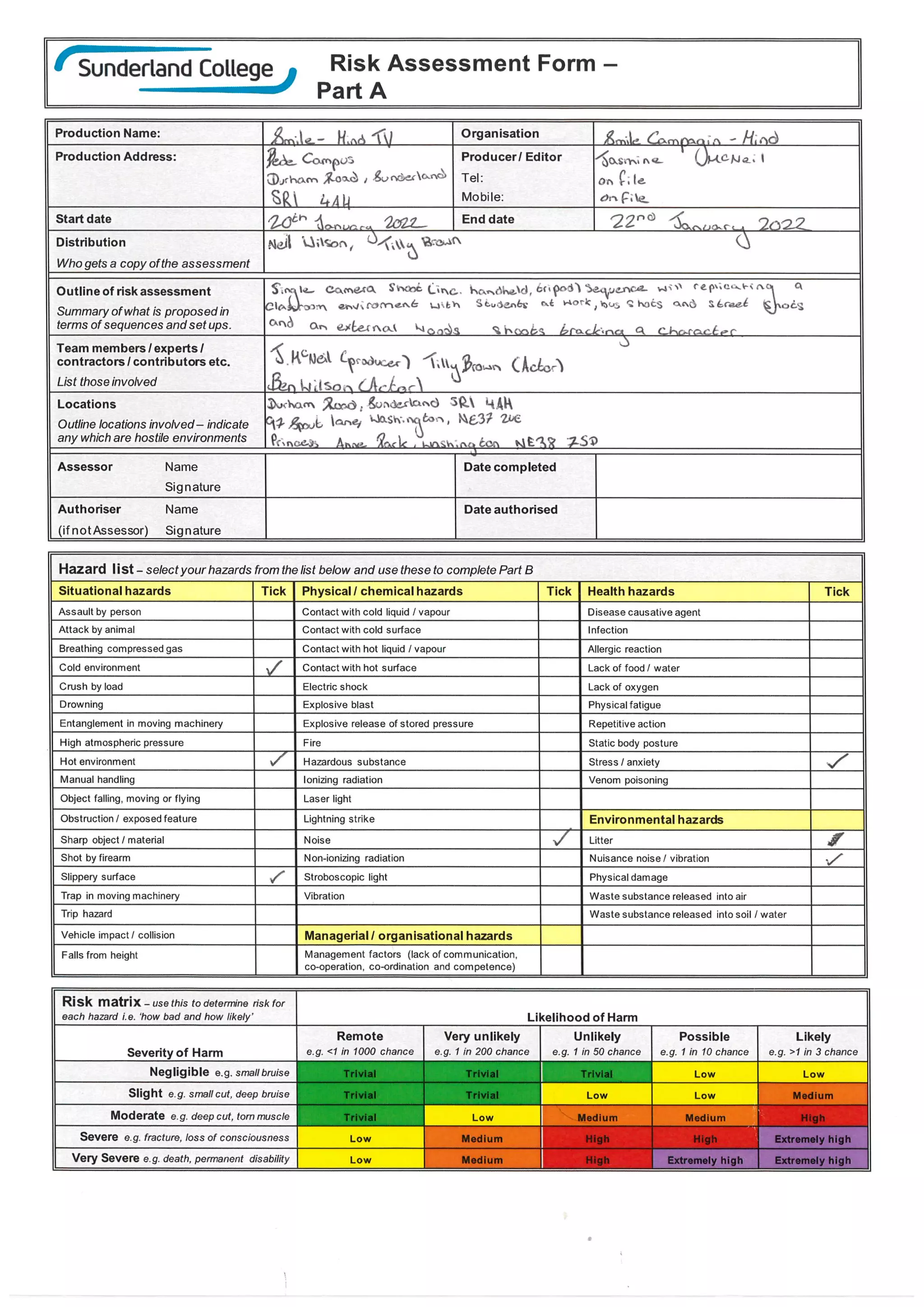 Smile campaign paperwork | PDF