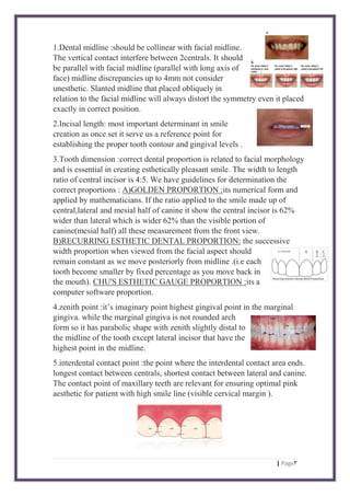Smile design (operative dentistry ) | PDF