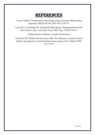 Smile design (operative dentistry ) | PDF