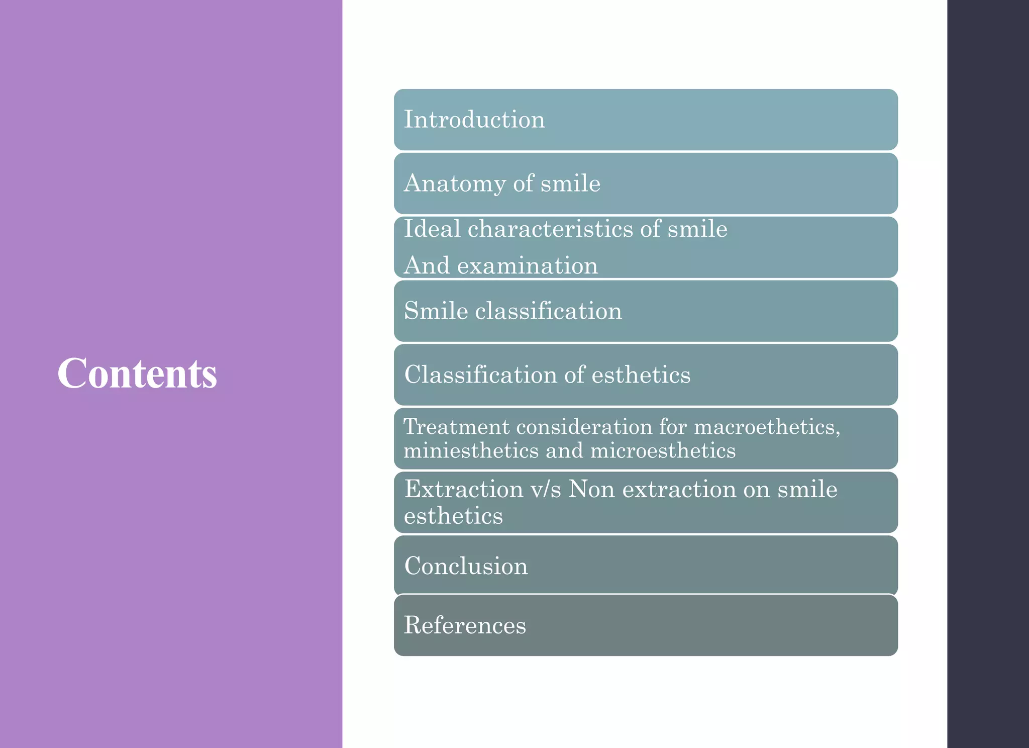 Smile esthetics in orthodontics | PPTX