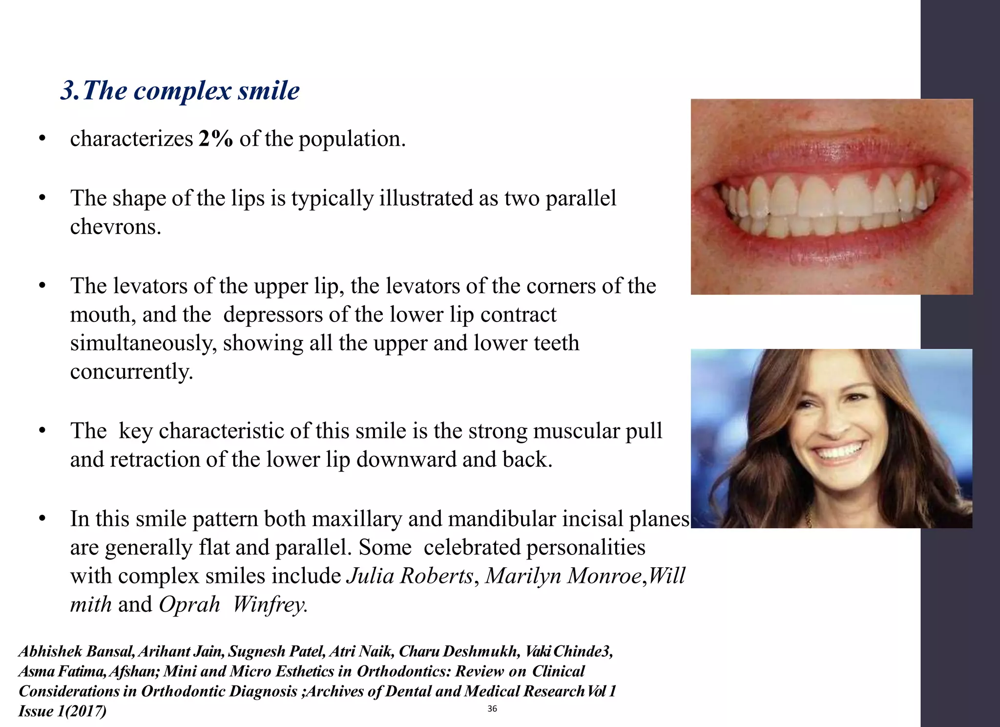 Smile esthetics in orthodontics | PPTX