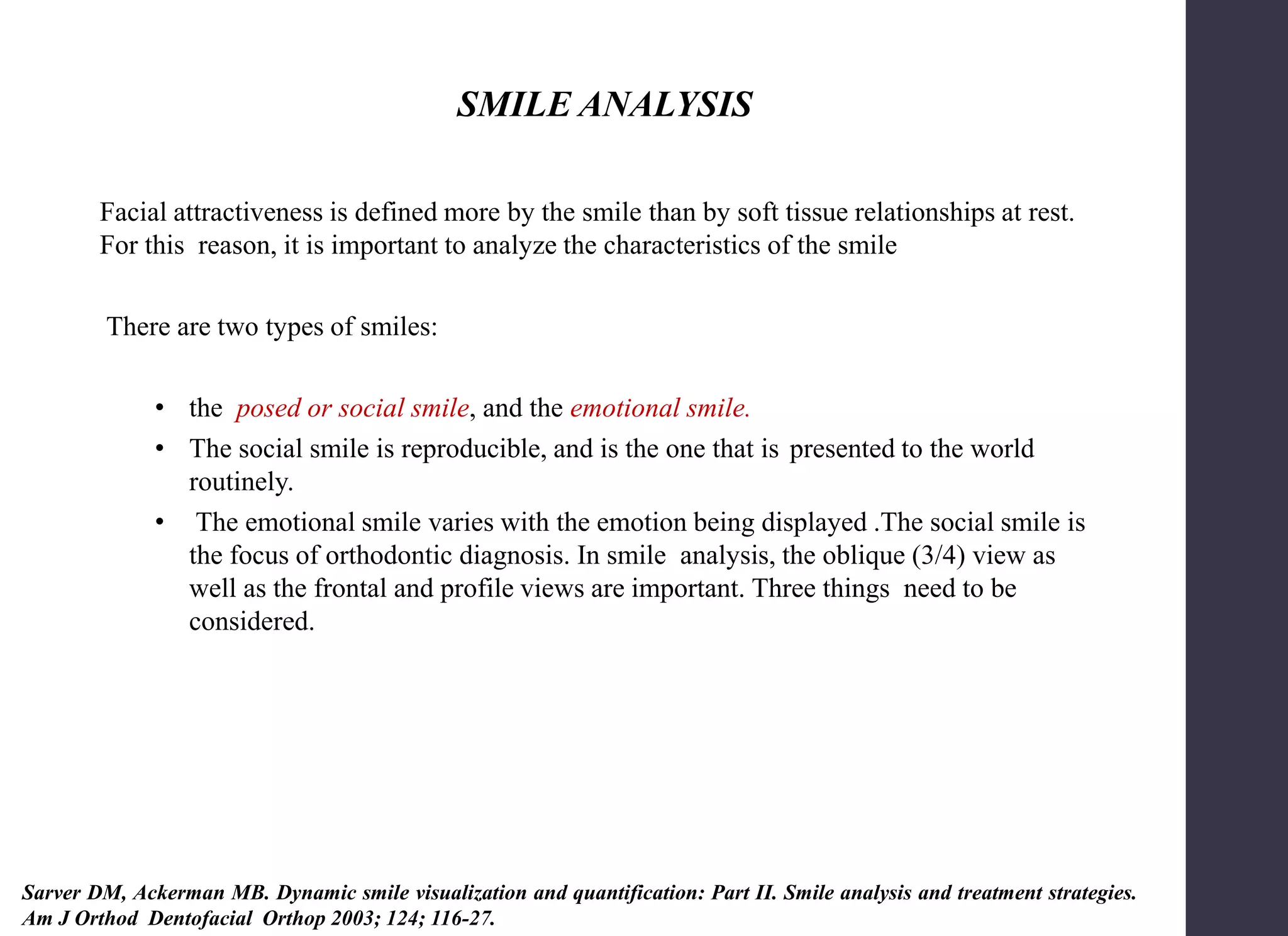 Smile esthetics in orthodontics | PPTX