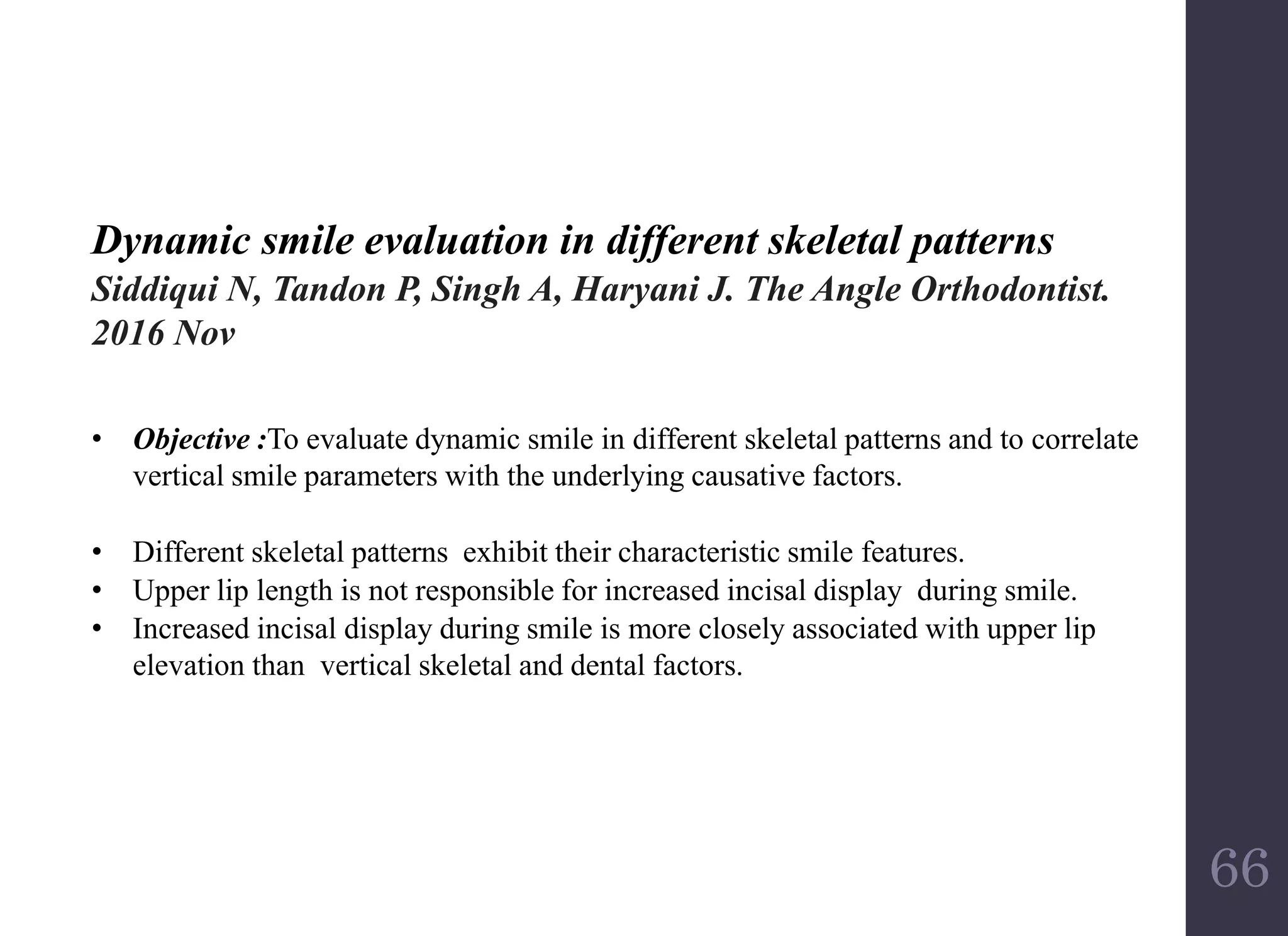 Smile esthetics in orthodontics | PPTX