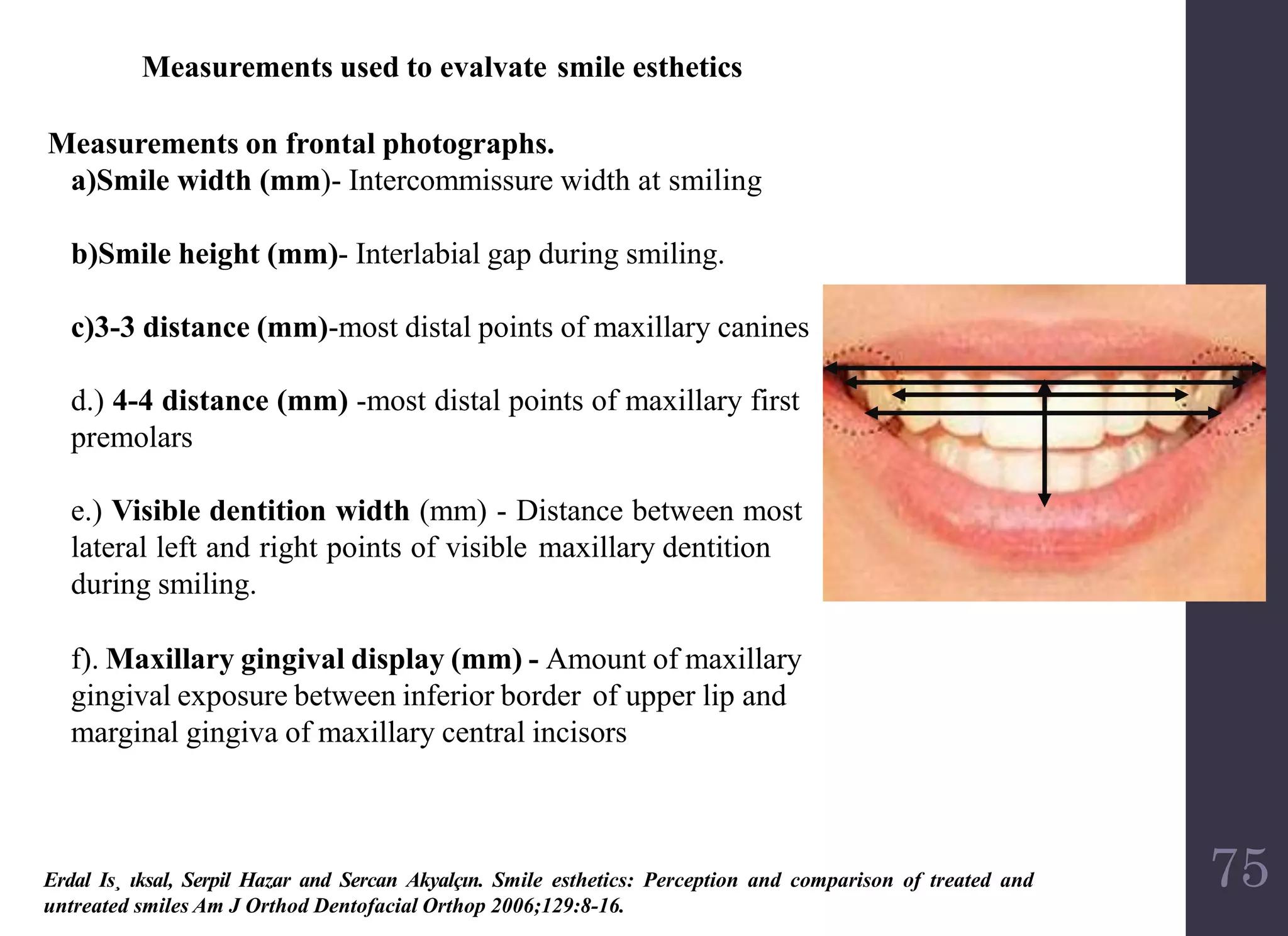 Smile esthetics in orthodontics | PPTX