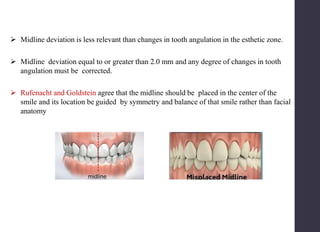 Smile esthetics in orthodontics | PPTX
