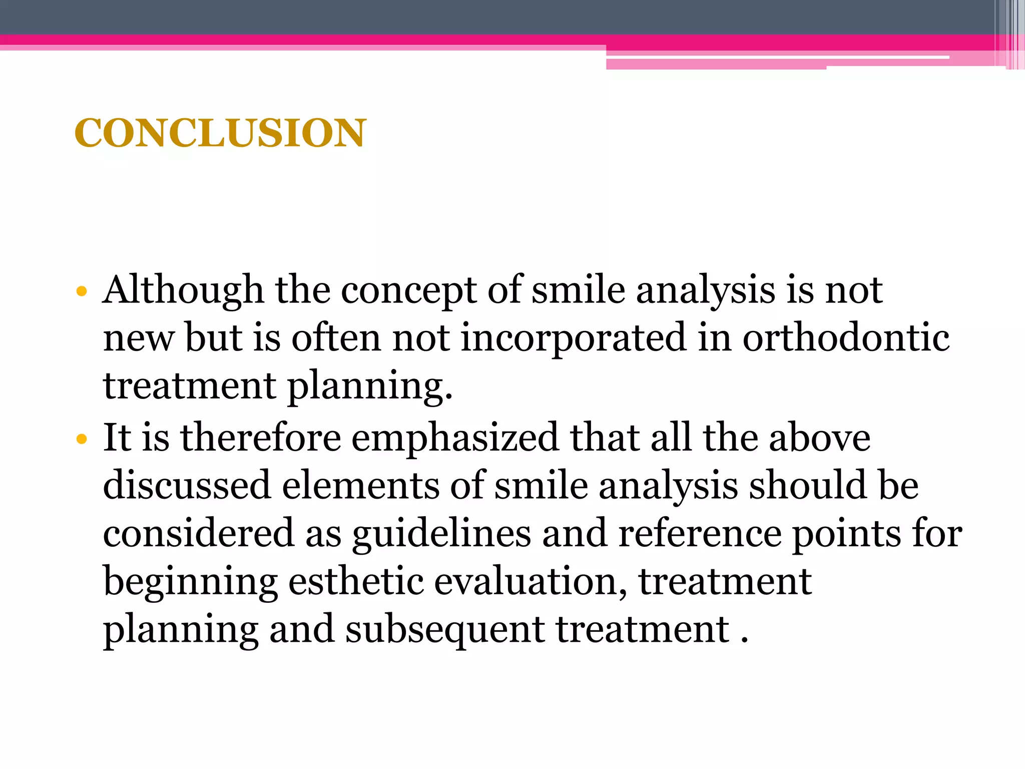Smile in orthodontics | PPTX