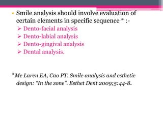 Smile in orthodontics | PPTX