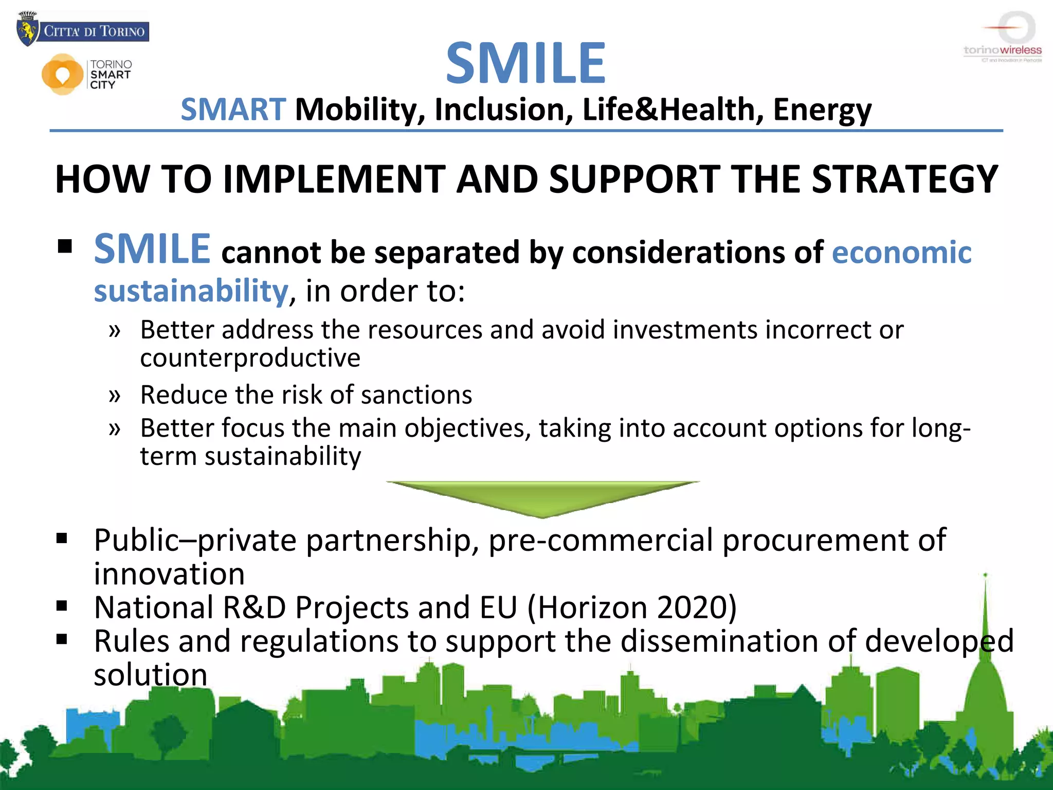 SMILE, masterplan for Torino Smart City | PDF