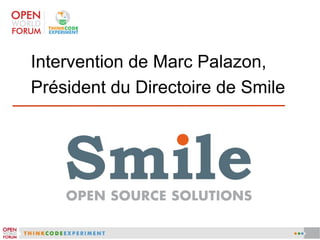 Marc Palazon - SMILE, Open Source Solutions | PDF