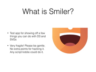 D3.js + SVGs == Smileys in Real Time | PDF | Web Development | Internet