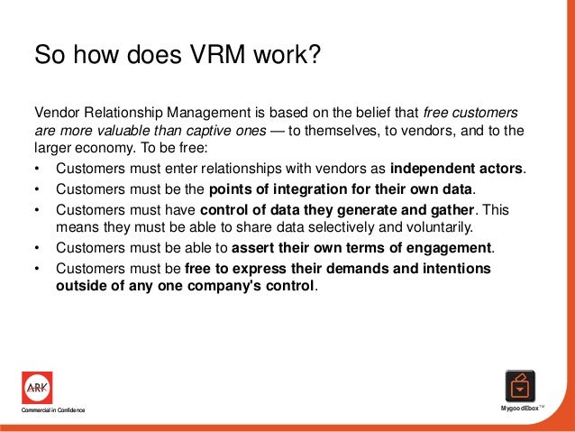 Making Vendor Relationship Management work for you