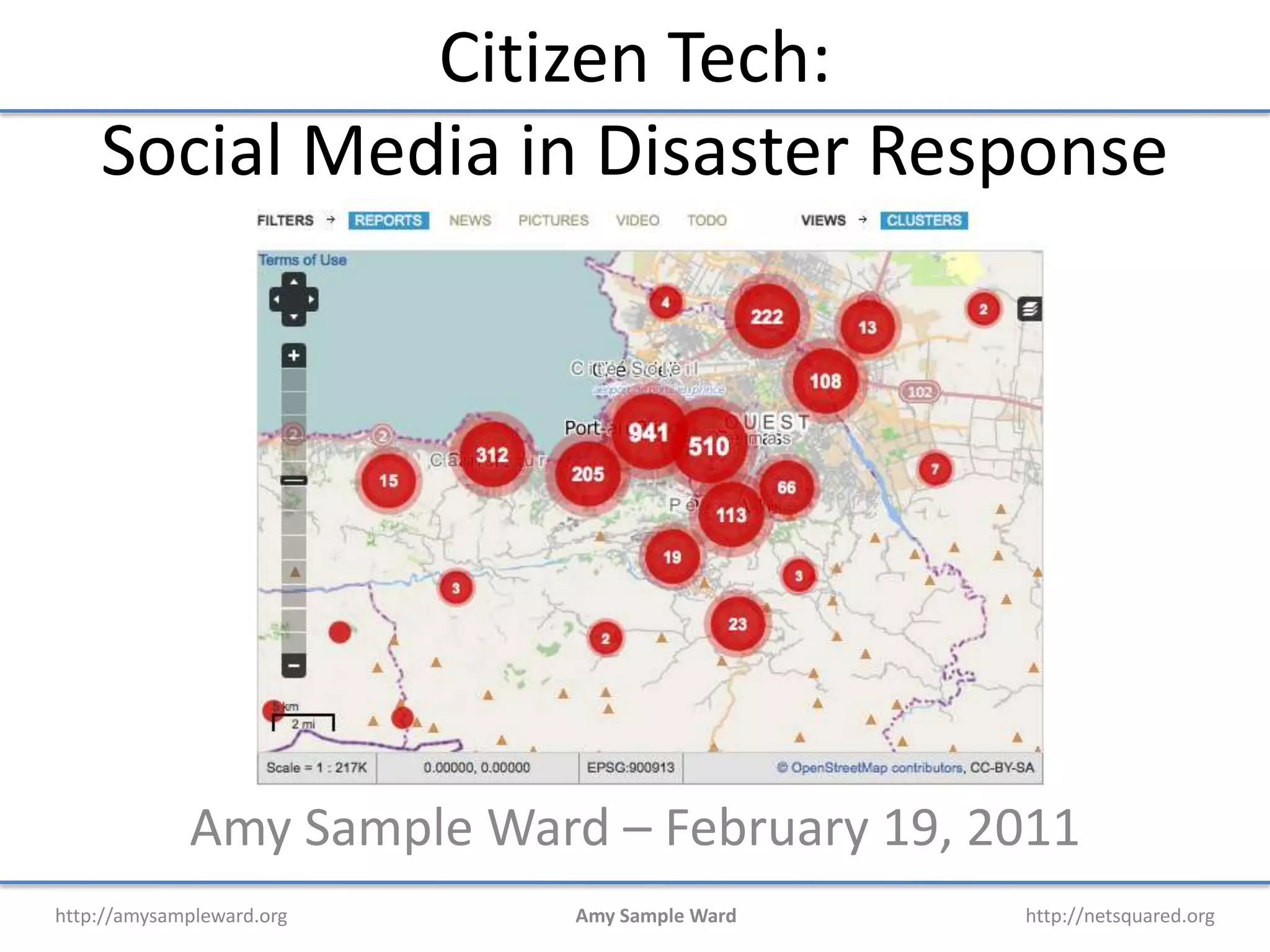 Social Media In Disaster Response Pptx Social Networking Internet