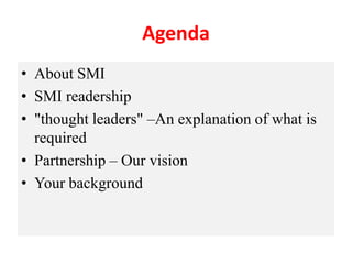 Smi presentation | PPT | Social Networking | Internet