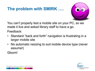 SMIRK presentation from ECIL2014 | PPTX