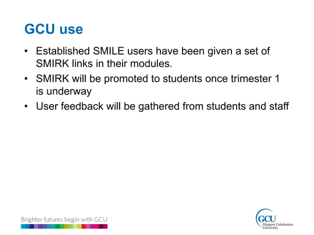 SMIRK presentation from ECIL2014 | PPTX