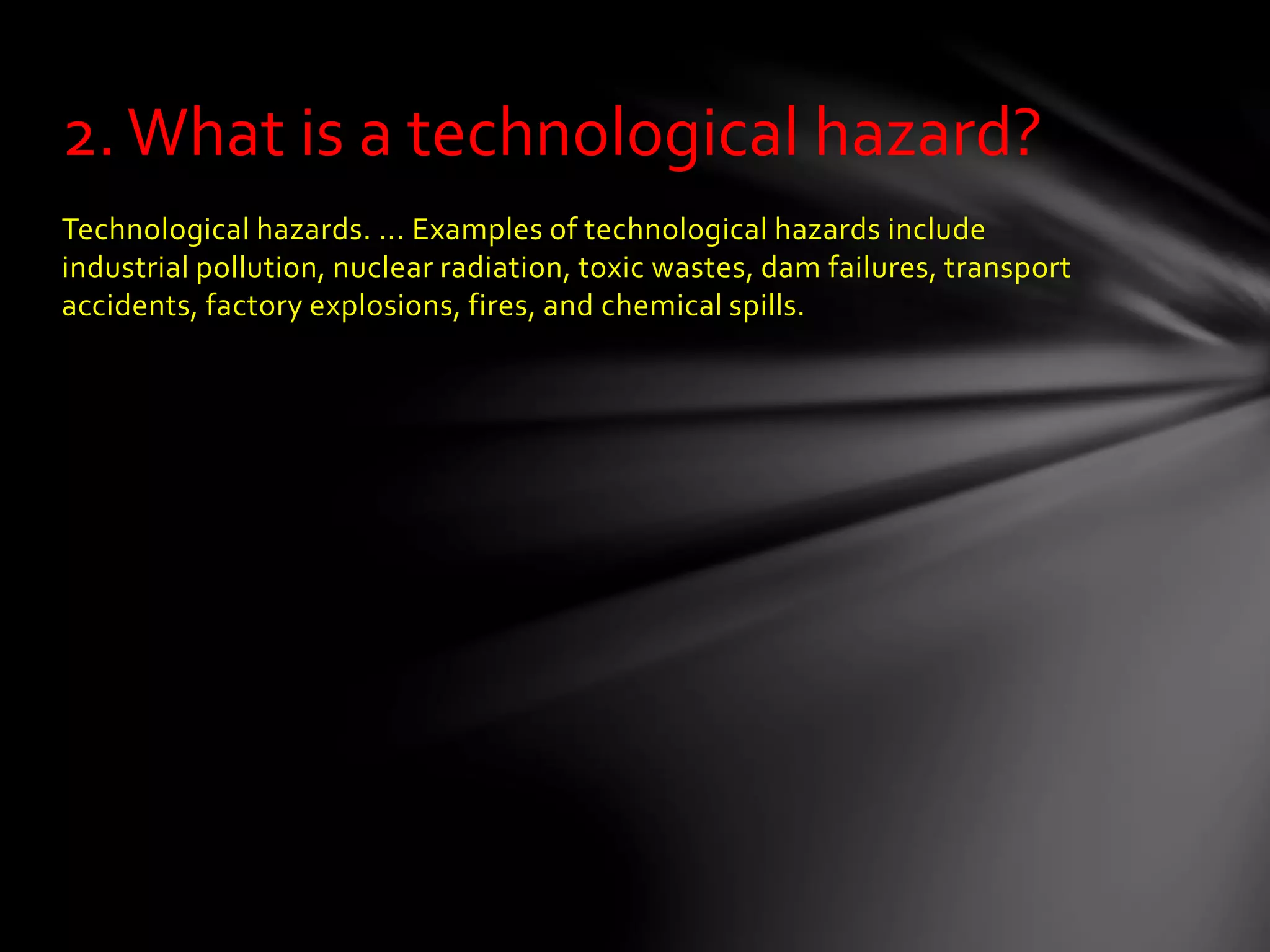 technical disaster | PPTX