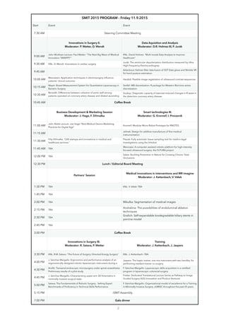 SMIT 2015 programme | PDF