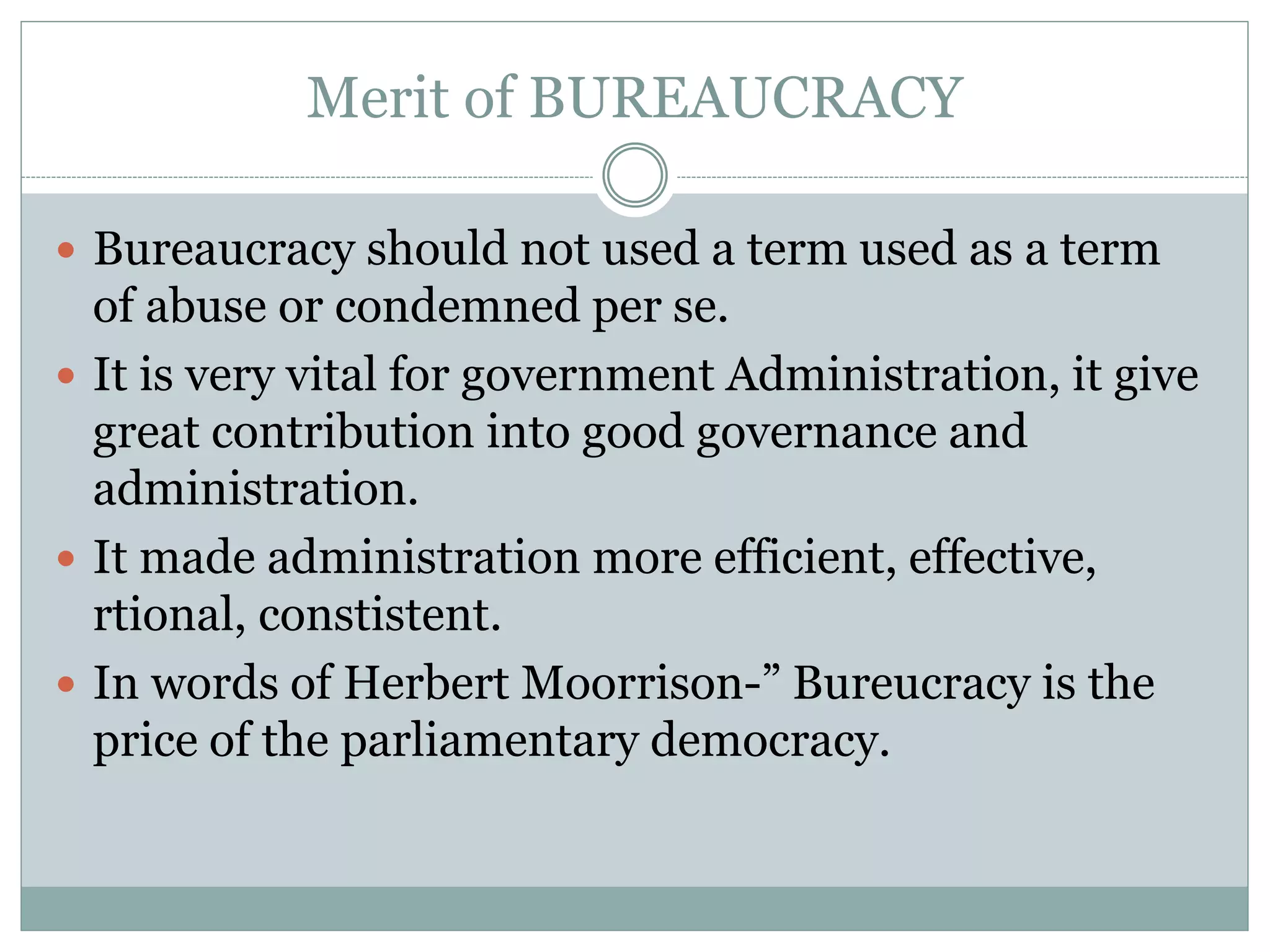 Meaning and type of Bureaucrats | PPTX