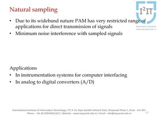 Types of Sampling in Analog Communication | PPTX
