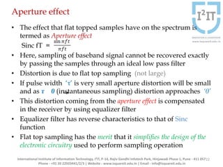 Types of Sampling in Analog Communication | PPTX