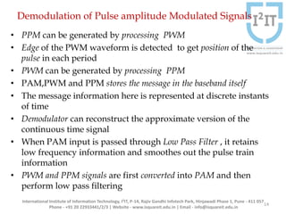 Pulse Modulation - Classification & Case Study | PPT