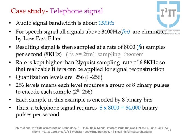 Pulse Modulation - Classification & Case Study | PPT