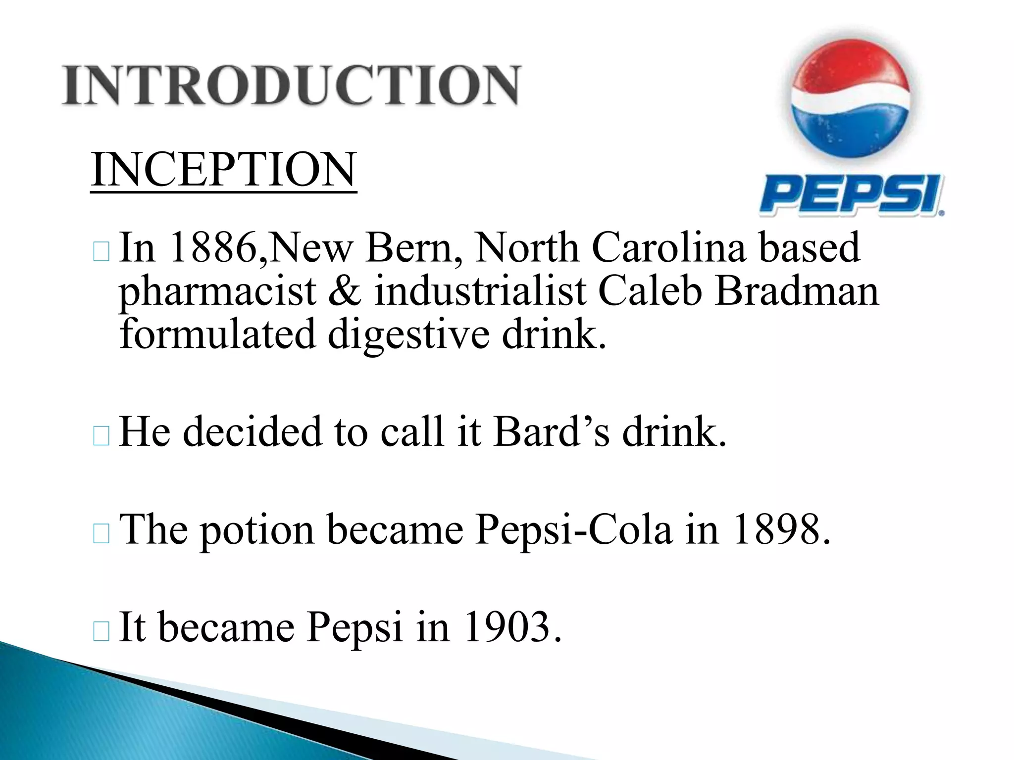 Introduction to Pepsi | PPTX