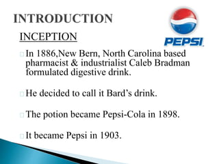 Introduction to Pepsi | PPTX