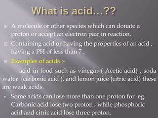 SUPER ACID ,SUPER BASE | PPTX