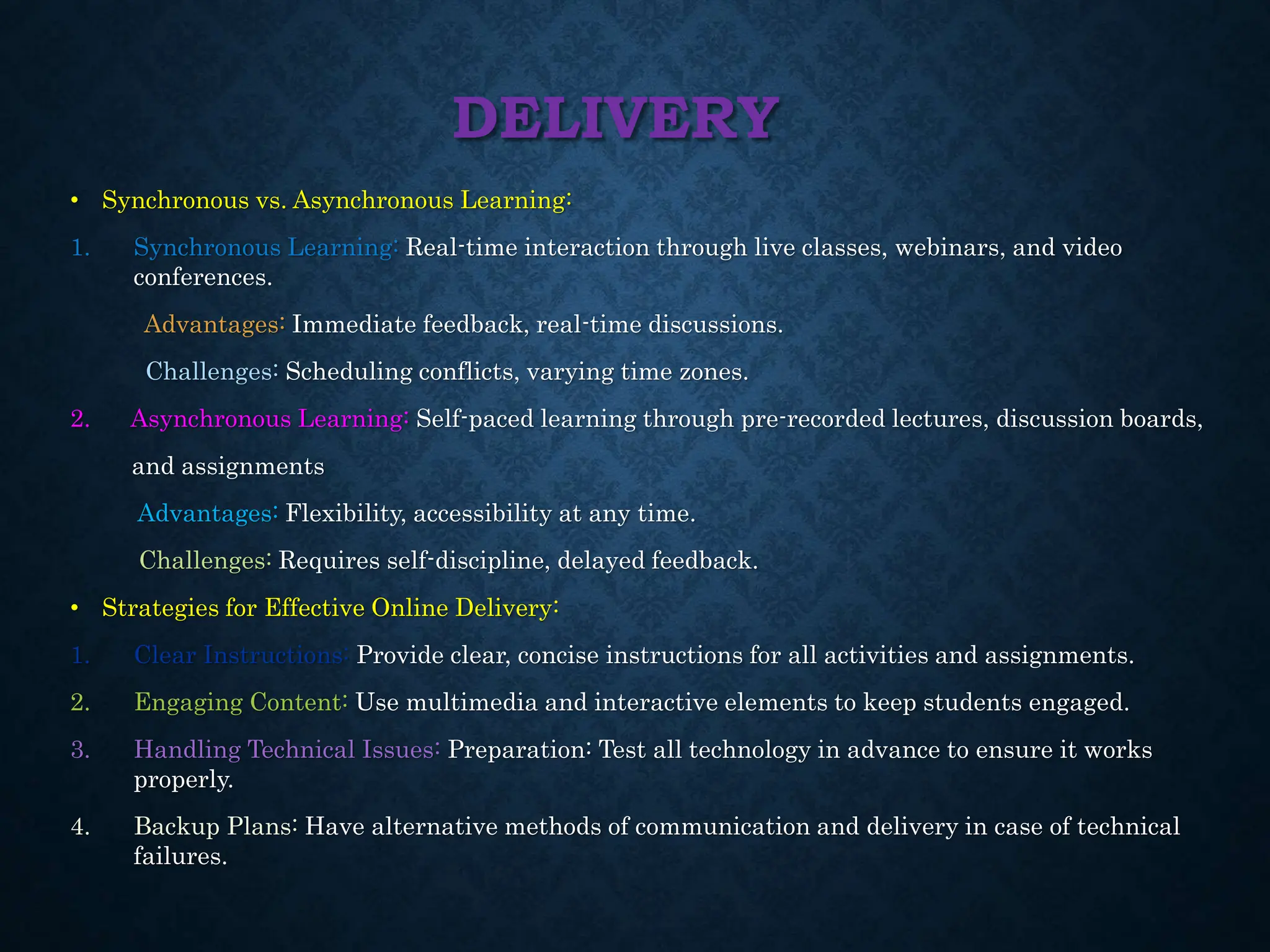 Concept of Management of Online Teaching | PPTX