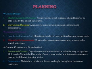 Concept of Management of Online Teaching | PPTX